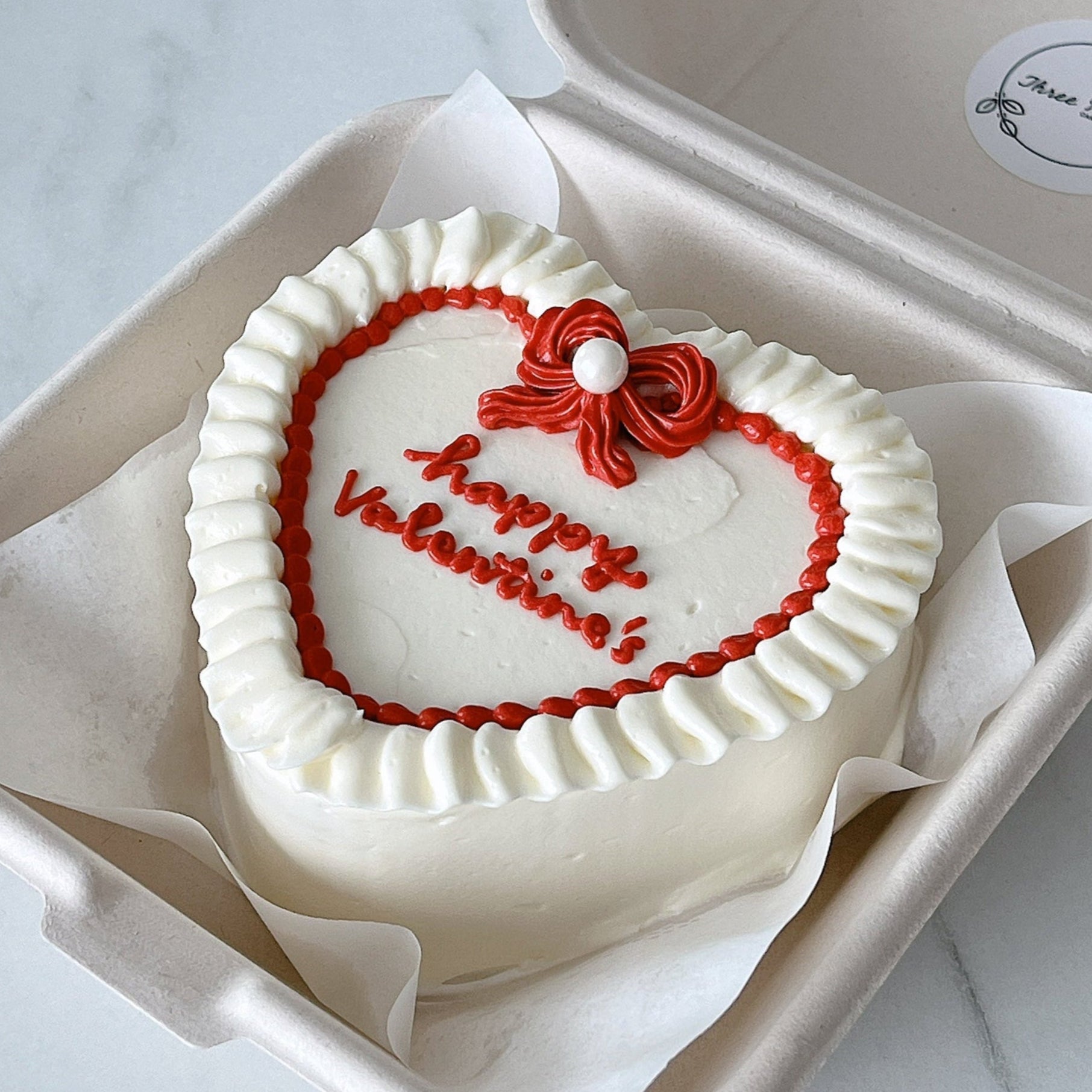 Happy Valentine's – Three Petals Cake Studio